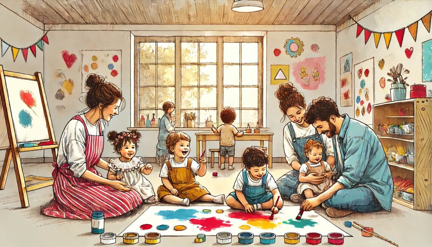 Atelier parent-enfants de peinture - Ville de Sens